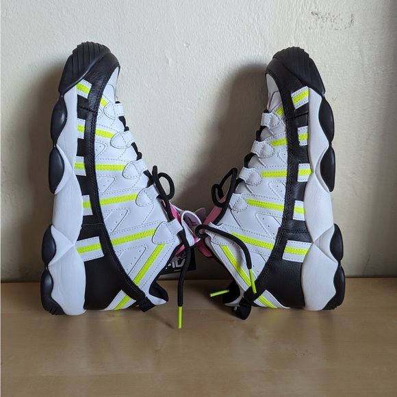 Fila | Shoes | Fila Stackhouse Spaghetti White Black Yellow Sneakers ...